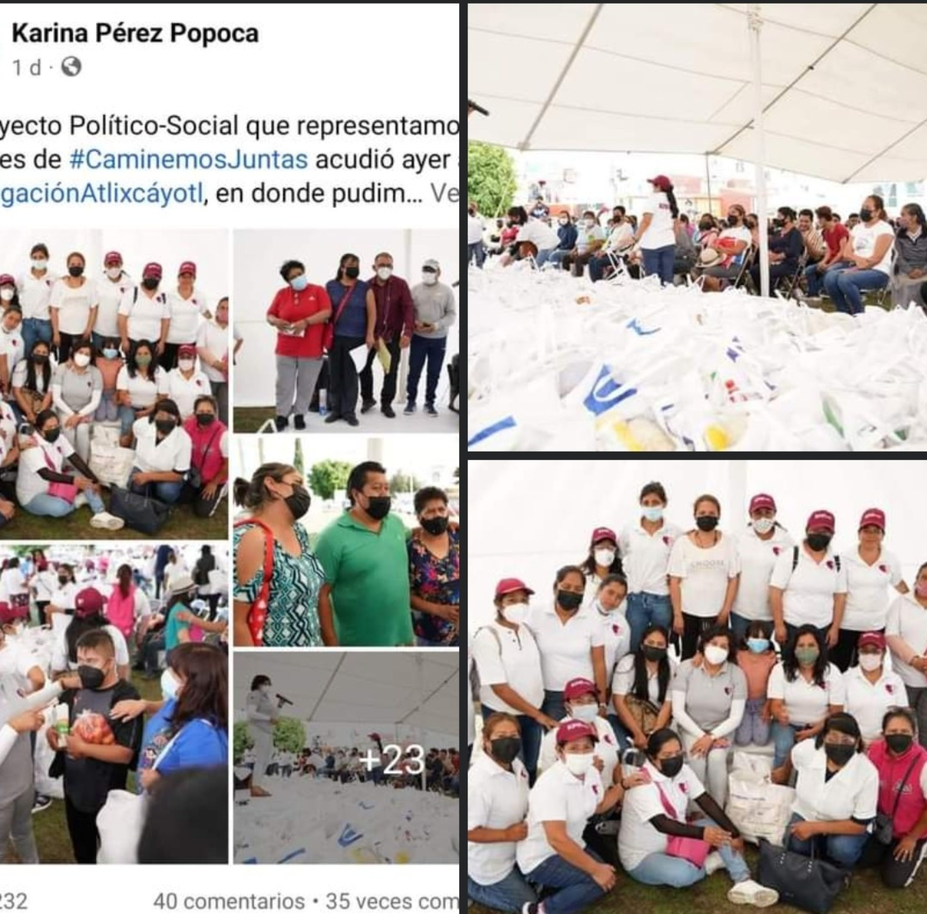 KARINA PEREZ POPOCA ANDA REGALANDO MILES DE DESPENSAS - Observador ...